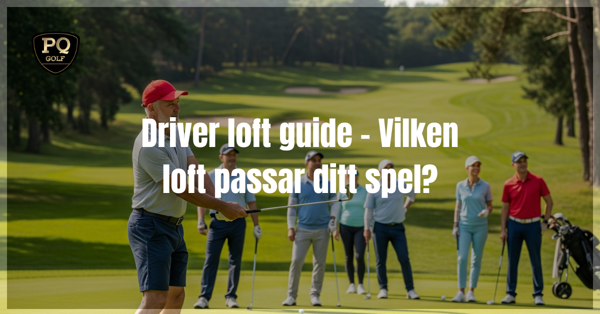 Driver loft guide - Vilken loft passar ditt spel? – PQ Golf